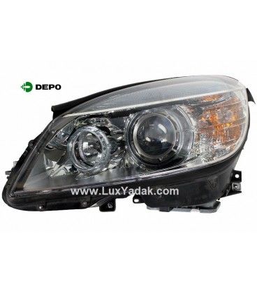 چراغ زنون جلو سمت چپ مرسدس بنز کلاس C سال های 2008 تا 2011 دپو