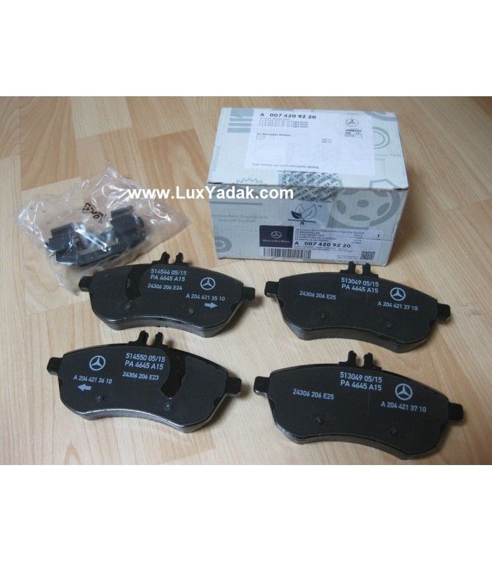 لنت ترمز جلو AMG / Sport مرسدس بنز C300 سال های 2008 تا 2014 اورجینال